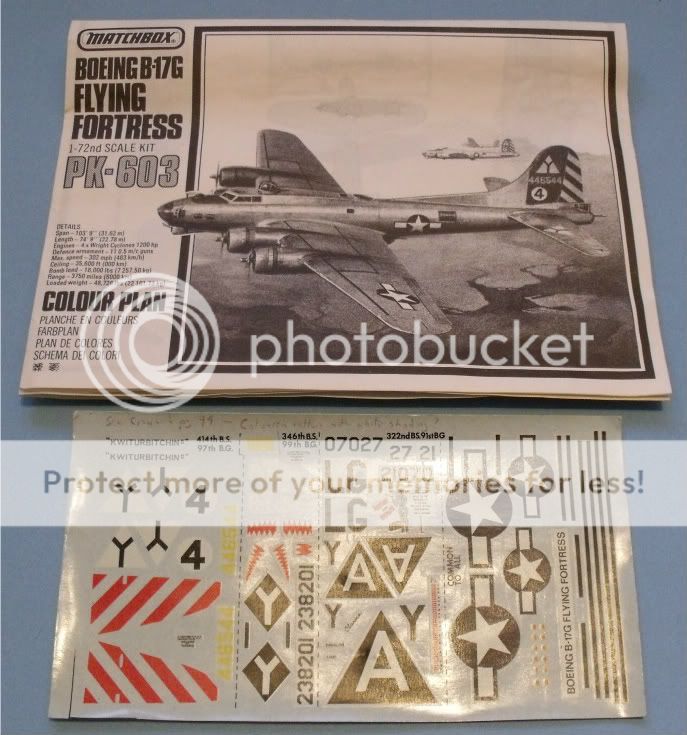 Shane's Matchbox B-17G ** finished** - The Unofficial Airfix Modellers ...