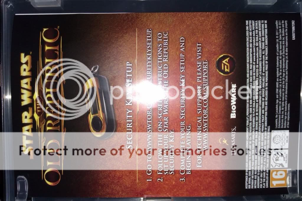 Physical CE package - New Player Help - SWTOR | Forums