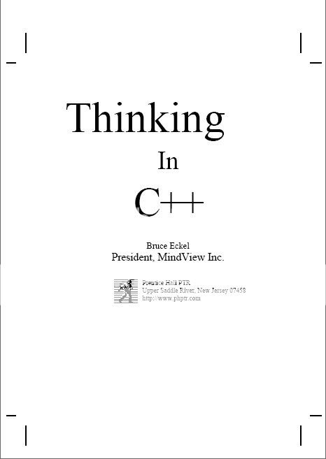 Thinking In C++ – If… Then…